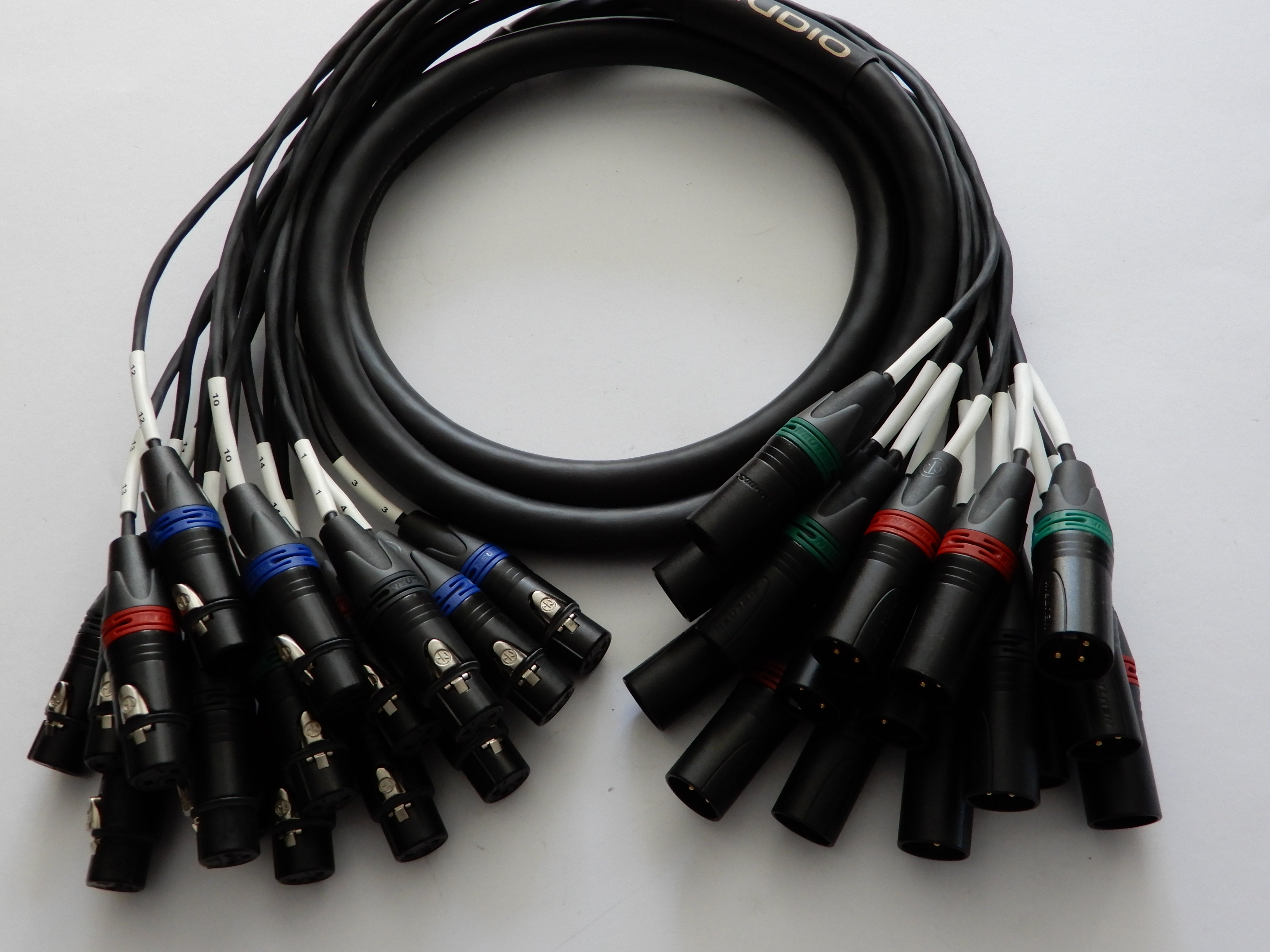 ESH Audio - 16 Channel XLR Multicore Loom - Mogami 2934 - choose your ...