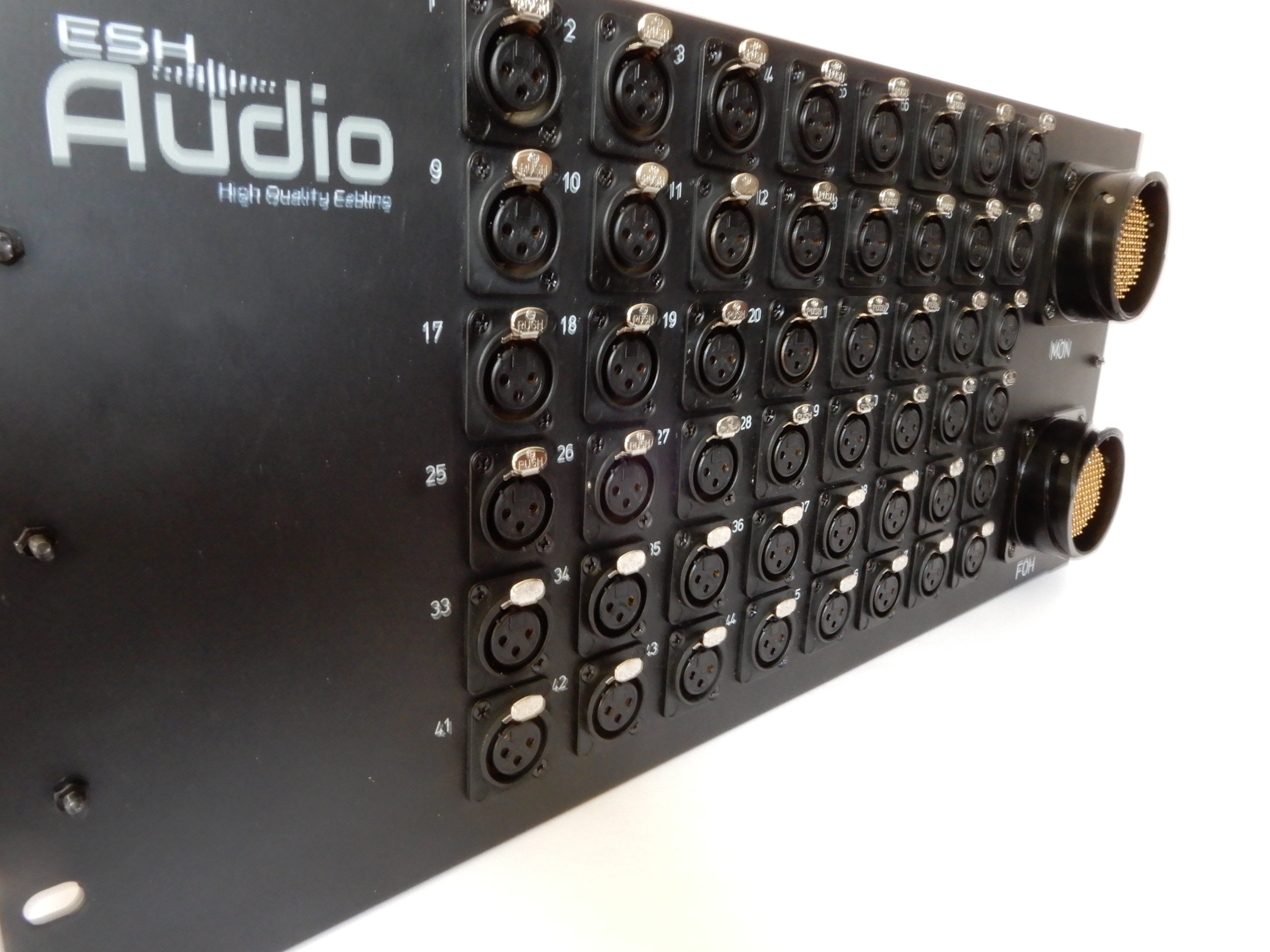 ESH Audio - 3ru or 5ru - 48 Channel Stagebox with Monitor Split ...