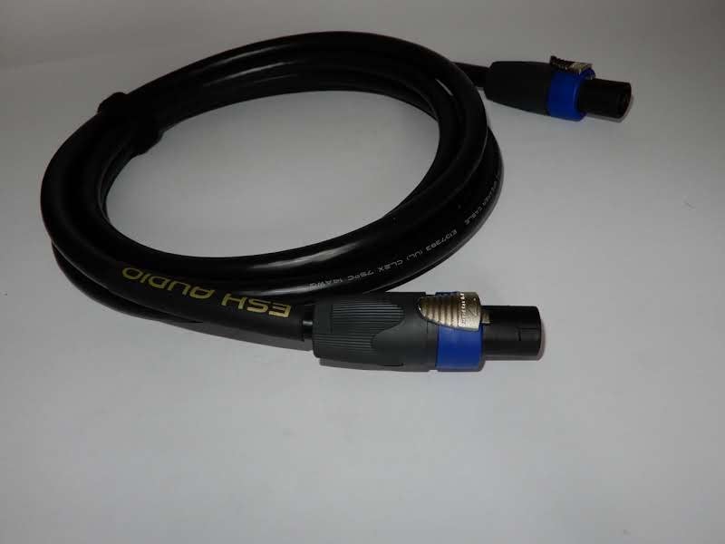 ESH Audio - Speakon Cable - NL4 - Mogami 2921 - 14 AWG Quadcore ...