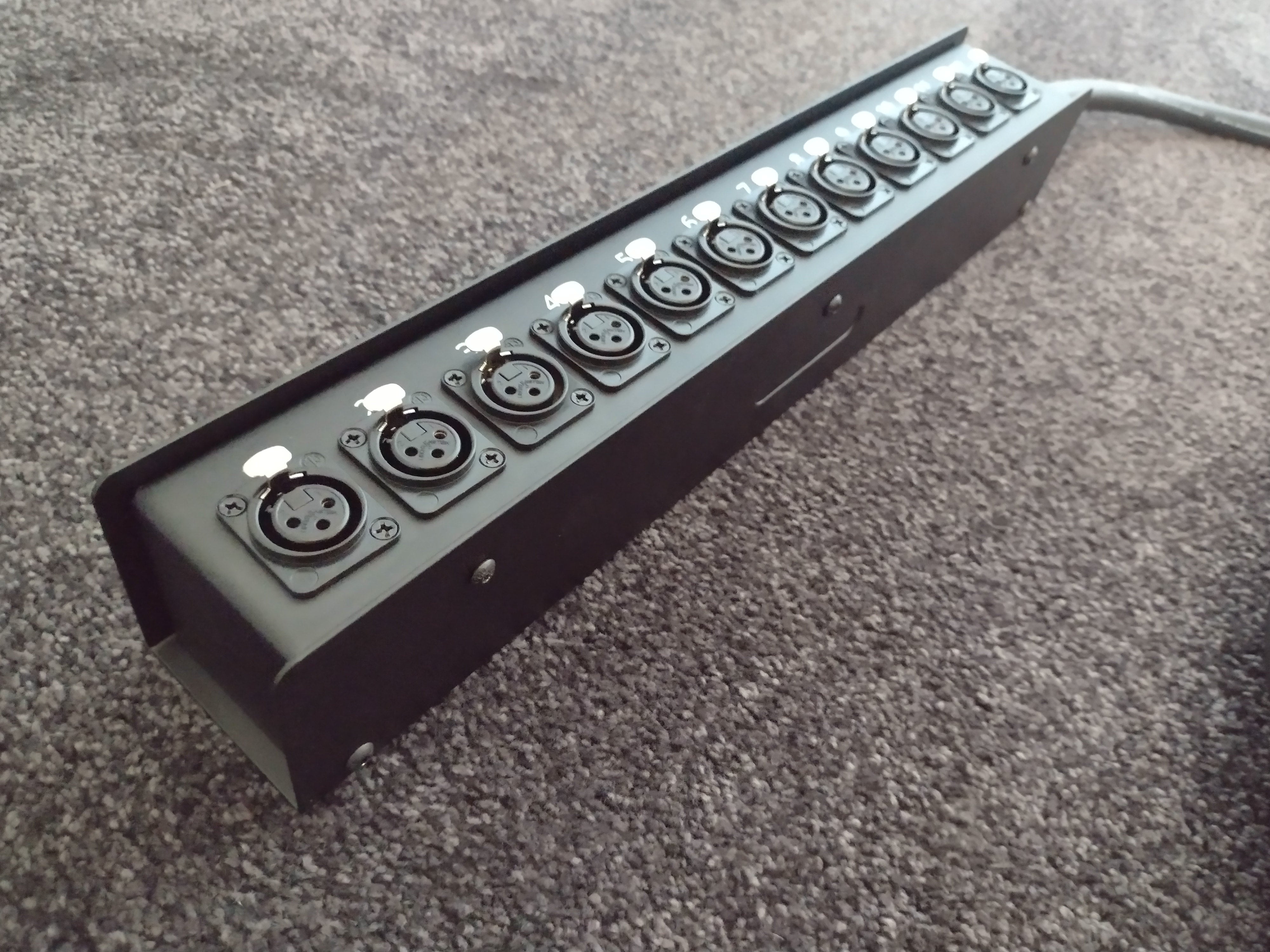 ESH Audio - 12 Channel Stage Box - Mogami 2933 - choose your length ...