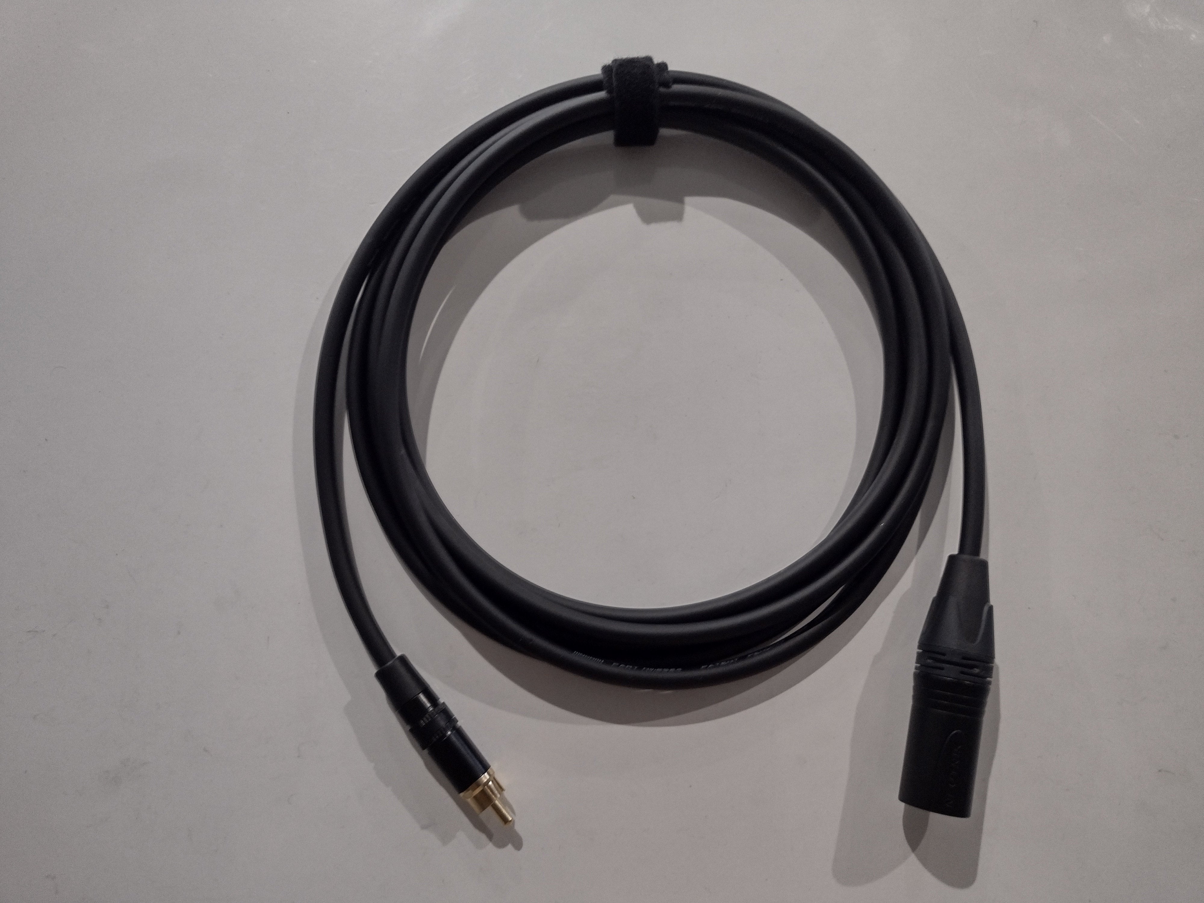 ESH Audio - RCA-XLR Cable - Mogami 2549 - Neutrik Connectors - choose ...