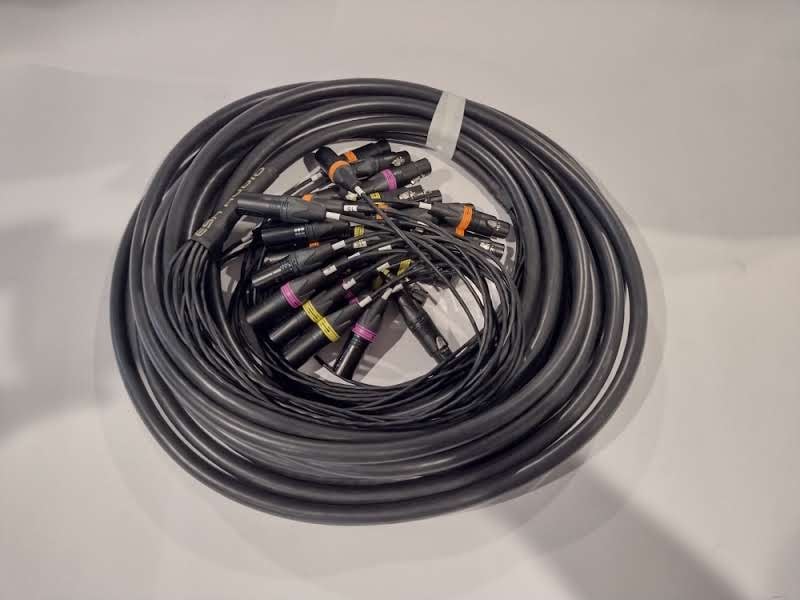 ESH Audio - 16 Channel XLR Multicore Loom - CANARE MR202-16AT - choose ...