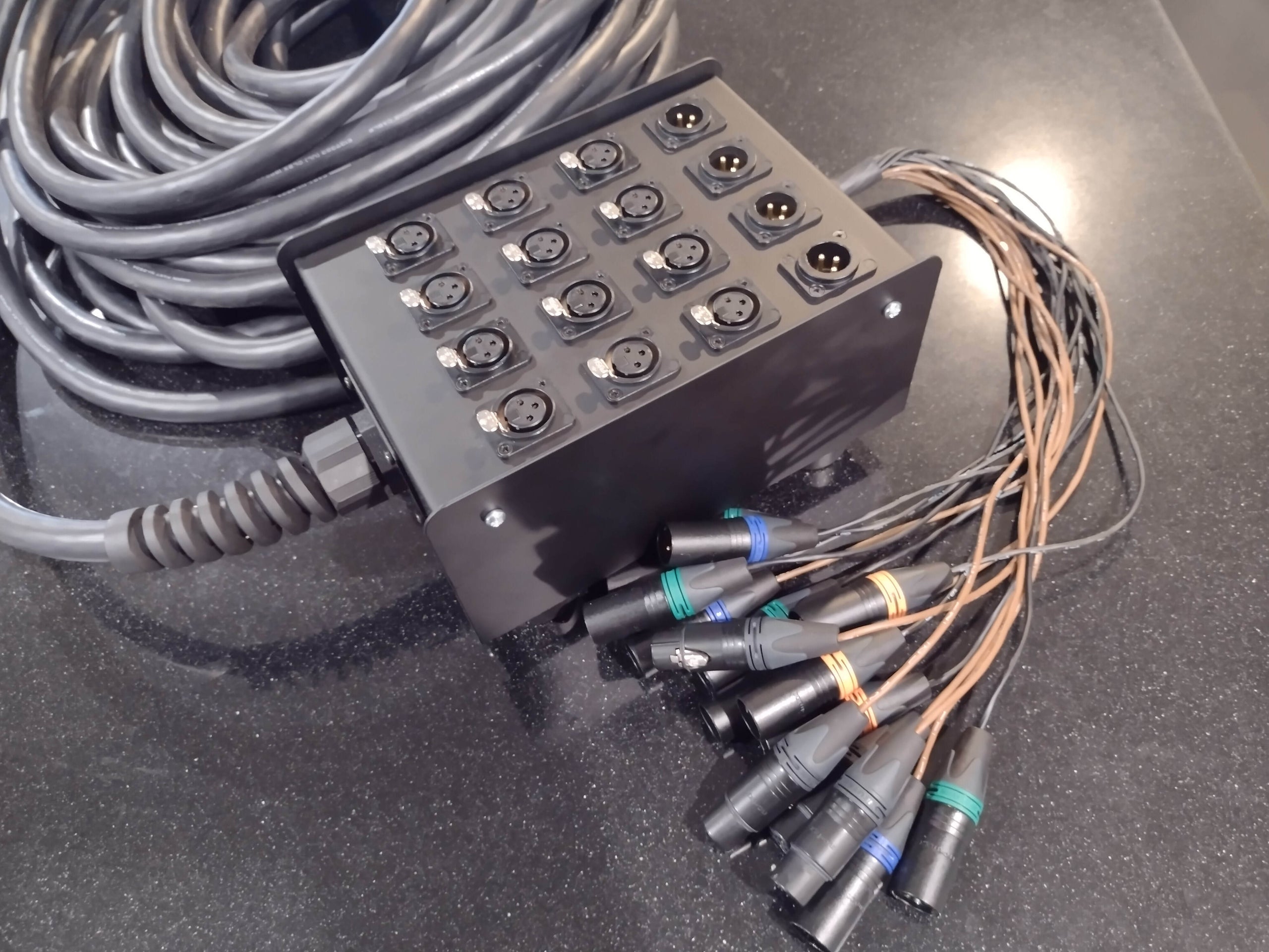 ESH Audio - 16 Channel Stage Box - Mogami 2934 - choose your length ...