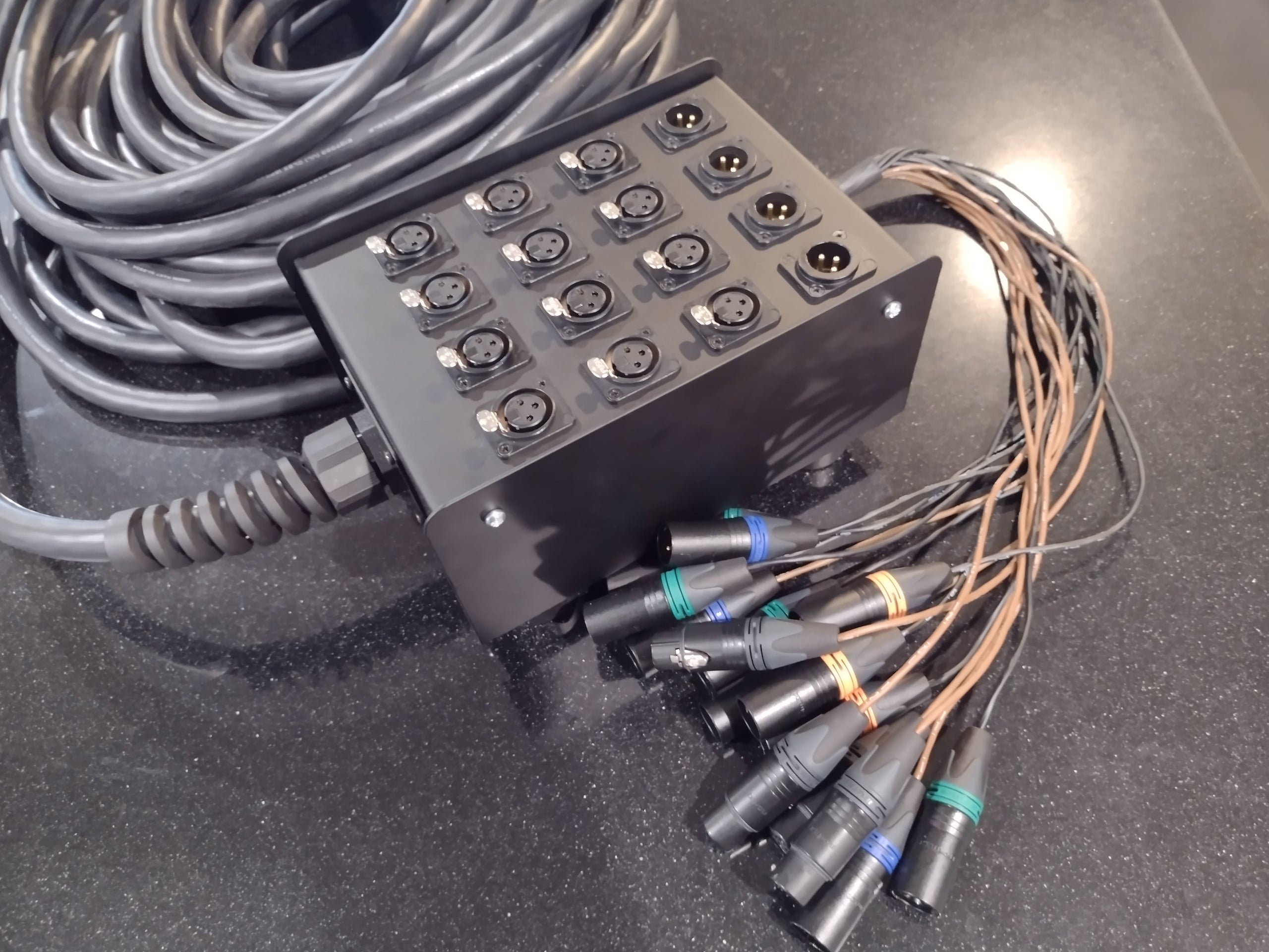 ESH Audio - 16 Channel Stage Box - Mogami 2934 - choose your length ...