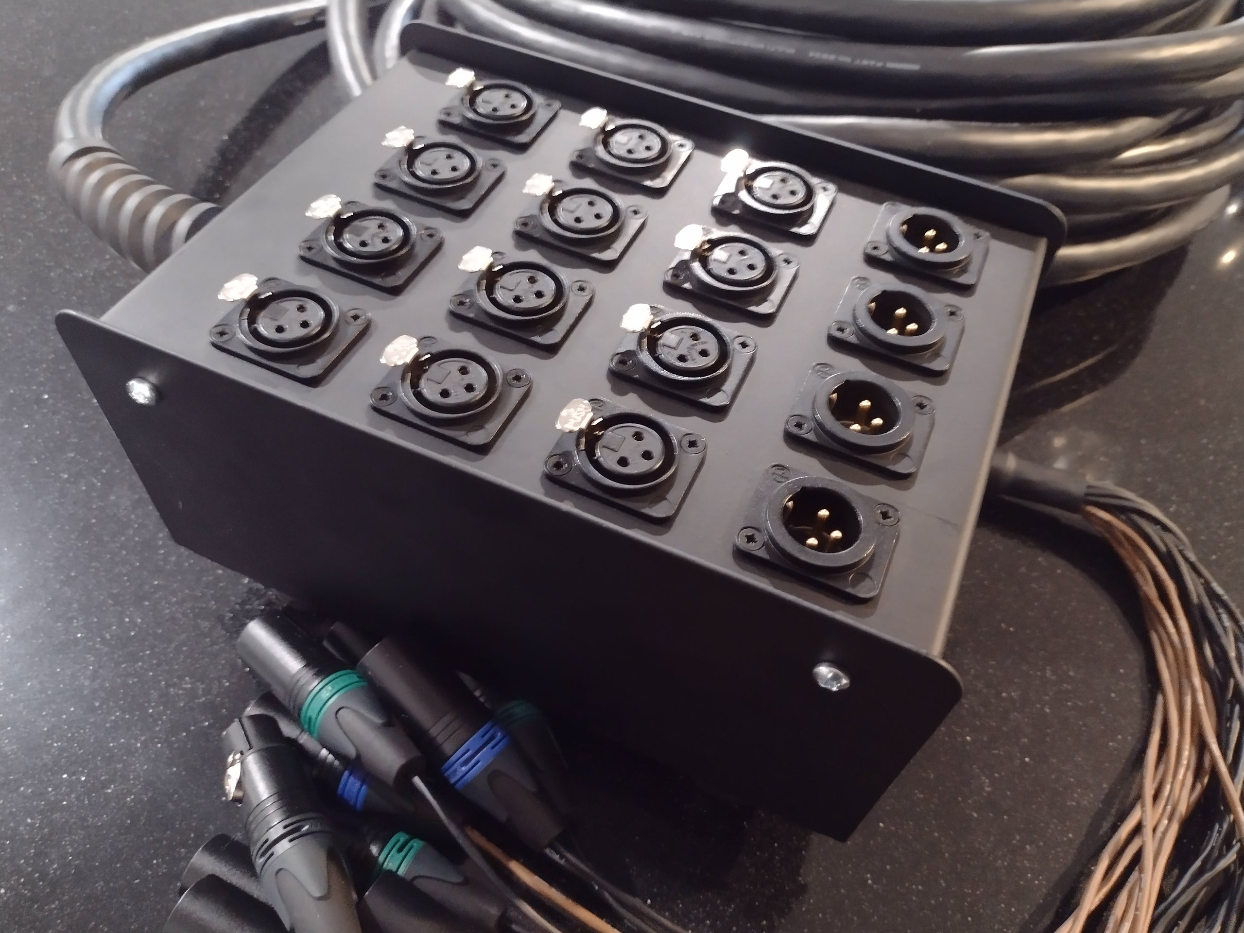 ESH Audio - 16 Channel Stage Box - Mogami 2934 - choose your length ...